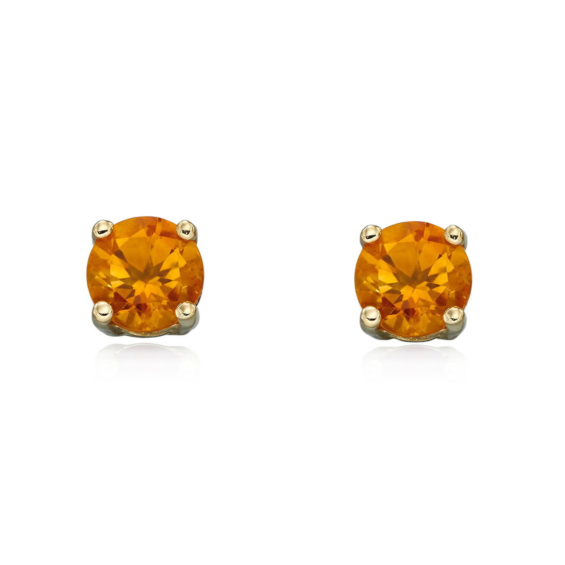 9ct Gold November Birthstone Stud Earrings Bijou Jewellery