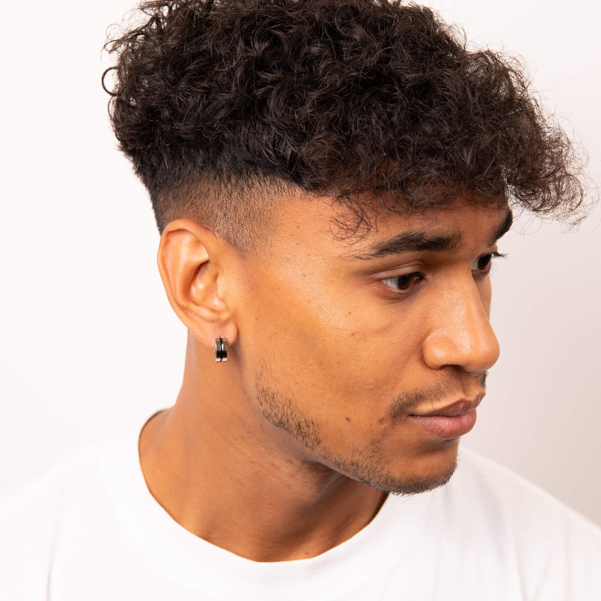 Black hoops for men store